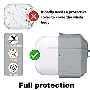 Besoar for Airpod Pro 2019/Pro 2 Gen 2022 Case Cartoon Cute Fashion Character Kawaii Cool Silicone Design 3D Cover for Airpods Pro Stylish Funny Fun for Air Pods Pro Girls Boys Teen Kids Cases-Thunder