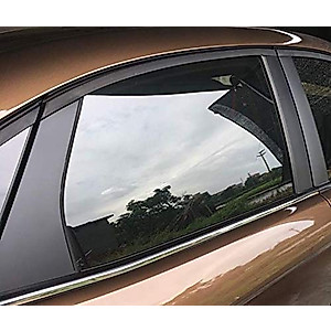 Black Matte Carbon Fiber Car Vinyl Wrap Roll 1ft x 5ft Bubble Free Air Release DIY Wrap Film for Motor Interior