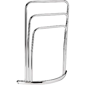KB Designs - 3 Tier Freestanding Metal Towel Rack Stand, Chrome