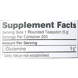 Optimum Nutrition Glutamine Powder, 1000g