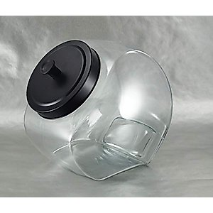 Grant Howard 59107 Slanted Storage Jar Matte Metal Top, 135 oz.