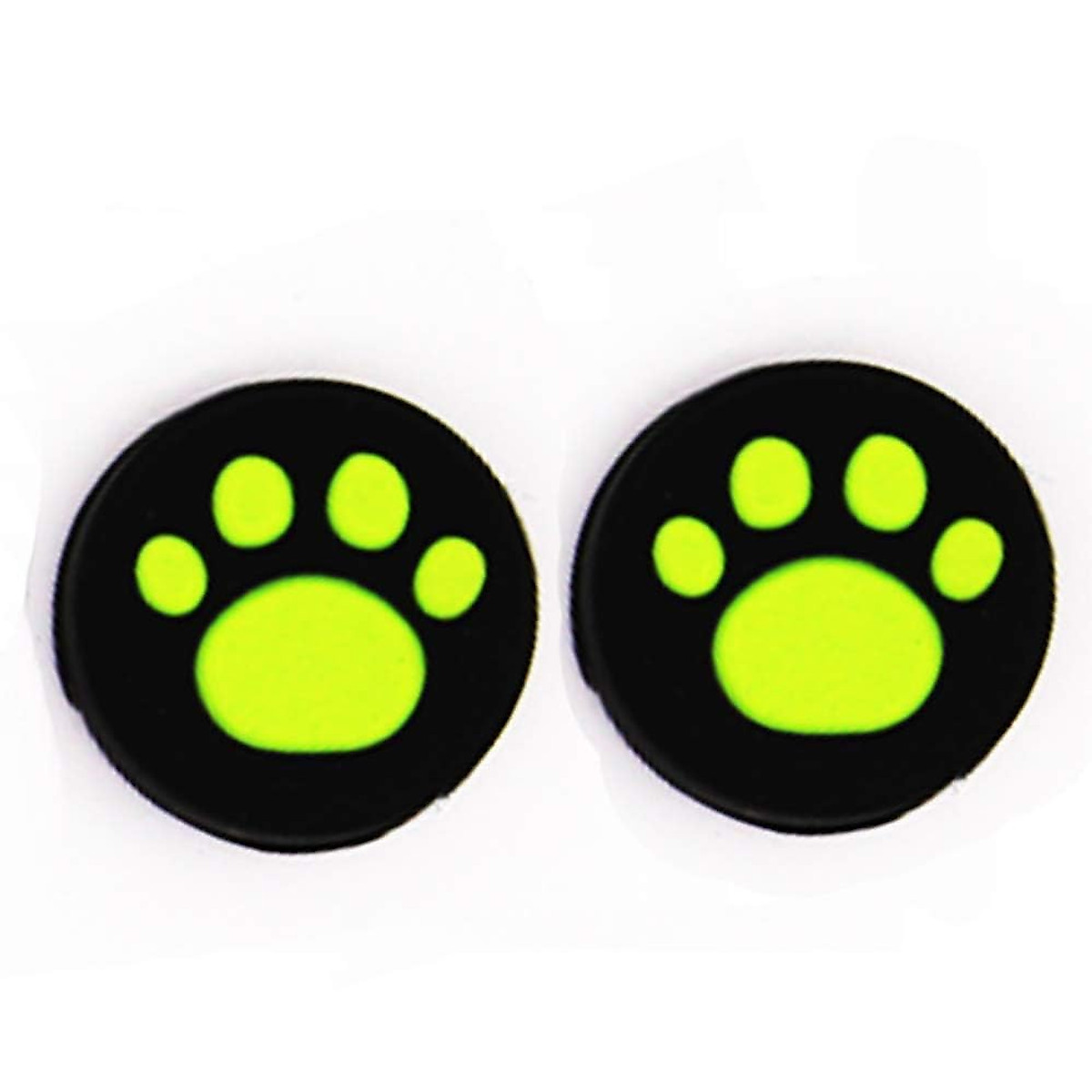Silicone Thumb Stick Grips Cap Cover Joystick Thumbsticks Caps for PS4 Xbox ONE Xbox 360 PS3 PS2 Cat Dog Paw (C)