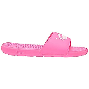 PUMA womens Cool Cat Slide Sandal, Knockout Pink-puma White, 9 US