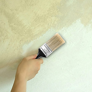 HOZEON 20 Packs 2 Inch Paint Brushes, Wall Paint Brushes, Stain Brushes Trim Paint Brushes for Wall Trim, Furniture, Fences, Deck, and DIY Paint Black