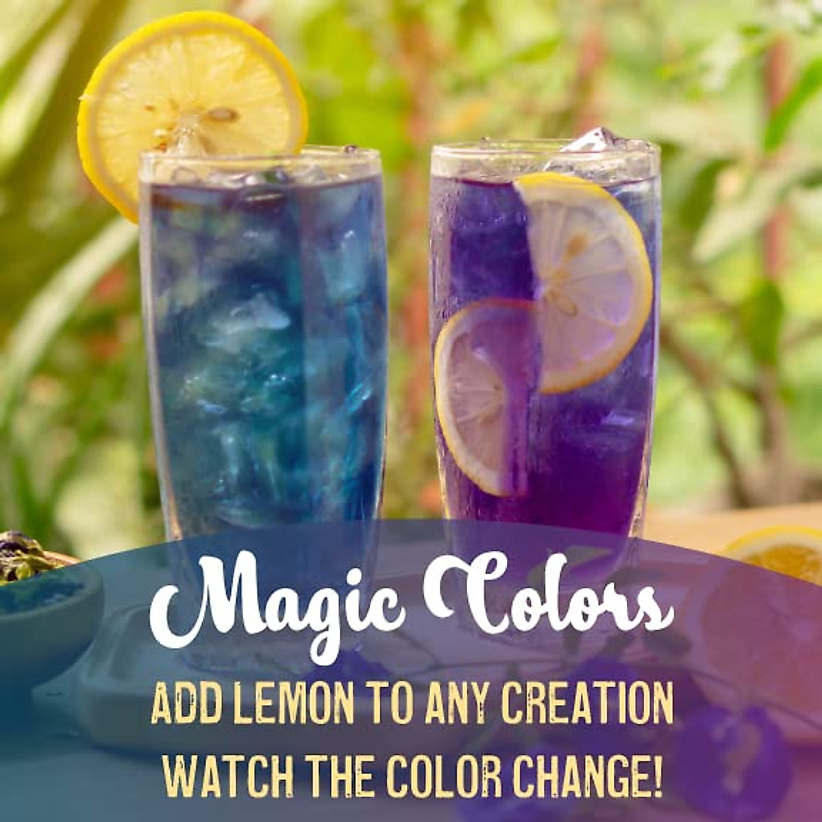 Ancient Choice - Butterfly Pea Flower Powder (4 ounce) | Blue Matcha Tea | Ceremonial (Highest) Grade | Adaptogenic Raw Culinary | Natural Food Coloring | Thai Non-GMO | Vegan