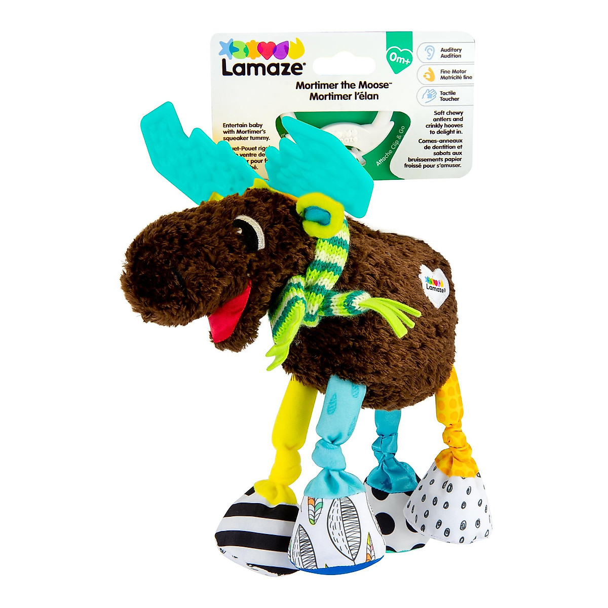Tomy Lamaze Mortimer The Moose, Clip On Toy