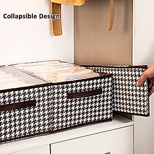 uapryti Drawer Organizers for Clothing - Foldable Closet Organizers and Storage,Washable Wardrobe Clothes Organizer(3PCS,6 Grids+7 Grids+9 Grids)