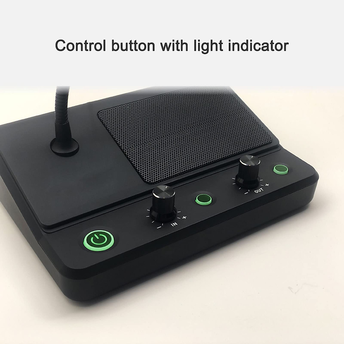 Window Speaker Intercom System, Dual Way Intercom System, Anti Interference Intercommunication Counter Intercom for Business, Bank, Office, Hospital, Counter, Store, Station,