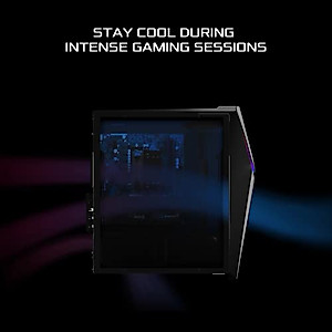 ASUS ROG Strix G10 Gaming Desktop PC, Intel Core i7-11700, GeForce RTX 3060, 16GB DDR4 RAM, 1TB PCIe SSD, Wi-Fi 5, Windows 11 Home, G10CE-AH766