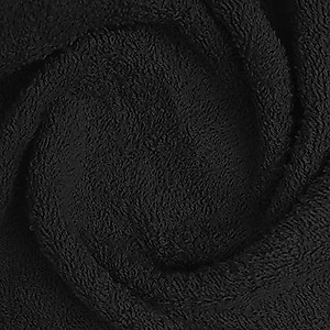 Avalon Salon Towels – 24 Pack Black Hand Towels 100% Cotton Spa Towels – 16x27 inches Highly Absorbable Facial Towels Gym Towels Hair Towels and Face Towels Bulk Small Towels (Non Bleach Proof)