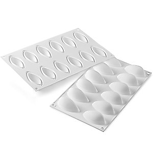 Silikomart Silicone Mold Quenelles - 63x29 h 28 mm
