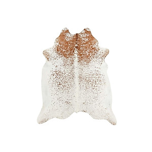 Cowhides Direct Genuine Cowhide Rug (Salt & Pepper) - Authentic Cow Rug with Non-Slip Suede Backing - Cow Rugs for Living Room, Bedroom & More - Decorative Rug (Brown, 7x8 XXL)