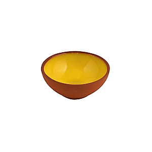 Onquma Ceramic Pinch Bowls - Natural Line and Handcrafted Ceramic Prep Small Sauce Dipping Serving Pinch Bowls - Multicolor Home, Kitchen, Coffee Table Decor| Set of 6, 3.34 x 1.57 x 3.34 inches
