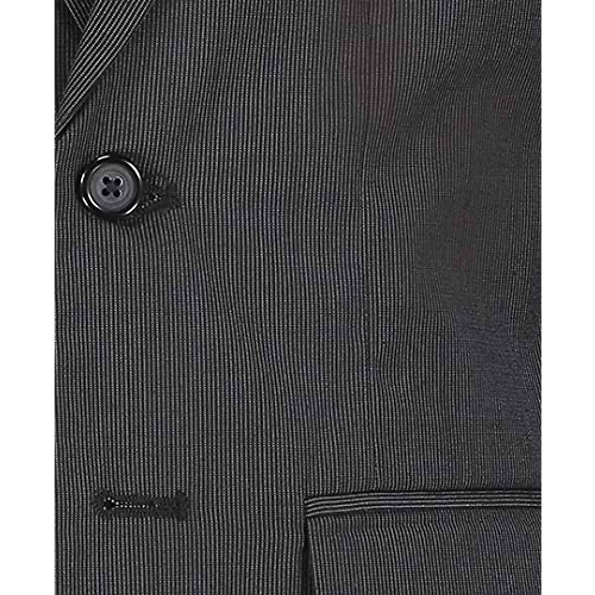 Van Heusen Boys' Big 2-Piece Formal Suit Set, Mini Black, 10 Husky