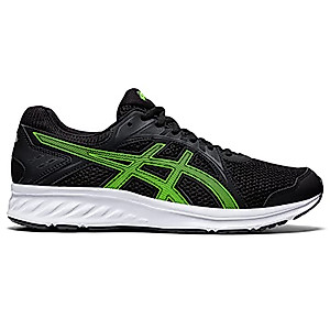 ASICS Men's Jolt 2 Running Shoes Black/Green Gecko 11 M US