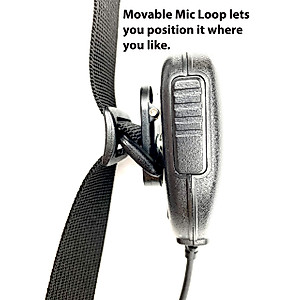 X-FIRE® ‘Radio Strap’ Washable Firefighter EMS Portable Radio Shoulder/Duty Belt Holder w/Anti-Sway Strap