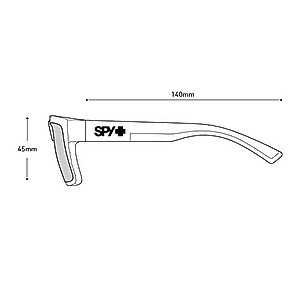 SPY Optic Men's Montana Square Sunglasses