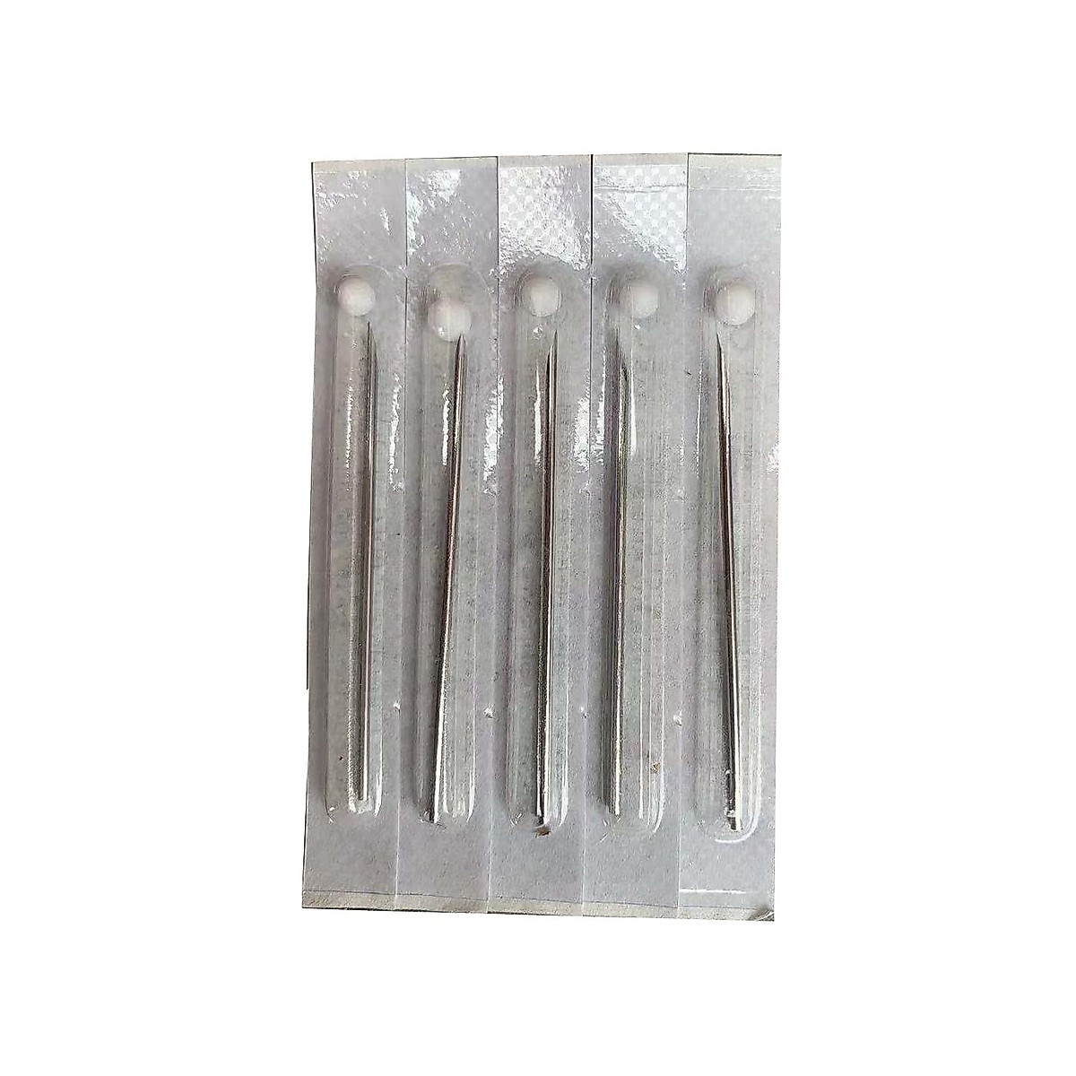 Shuiniba 14G 5 Pieces Body Ear Navel Nose Lip Nipple Piercing Needles