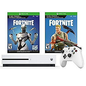 Microsoft Xbox One S Fortnite Eon Cosmetic Epic Bundle: Fortnite Battle Royale, Eon Cosmetic, 2,000 V-Bucks and Xbox One S 1TB Gaming Console with 4K Blu-Ray Player