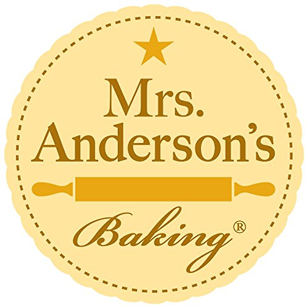 Mrs. Anderson’s Baking Double Dough Roller, Wood, 7-Inches x 4.5-Inches