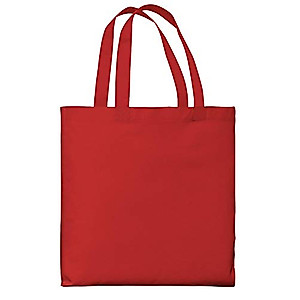 Travel Accessories French Bulldog Wearing Sunglasses Red Canvas Tote Bag