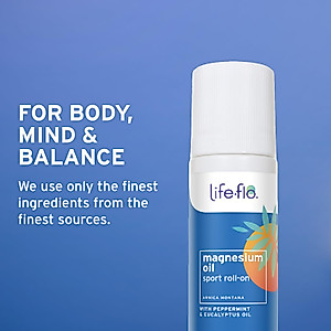 Life-Flo Magnesium Oil Sport Roll-On | 3oz