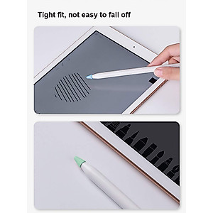 JanCalm for Apple Pencil Tips Cover,(10 Colors) Premium Silicone Slim Lightweight Thin Protective Case Noiseless Drawing for Apple Pencil 1st Gen/Pencil (2nd Generation) (10 Pcs,Box Pack)