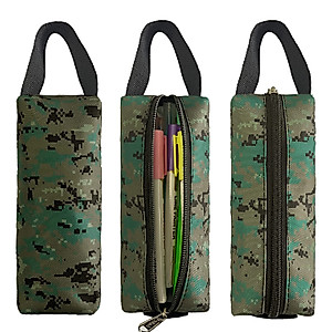Tilami Rolling Backpack 18 inch with Pencil Case Wheeled Laptop Bag, camouflage