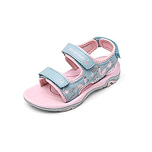 DREAM PAIRS Boys Girls SDAS226K Fashion Athletic Summer Sports Sandals Pink/Blue/Flamingo Size 12 Little Kid