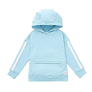 Cubcoats Kids Transforming 2 in 1 Pullover Sweatshirt with Hood and Convertible Soft Character Plushie, Benn 8 to 9