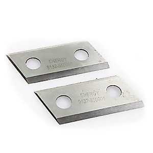 Wood Chipper Shredder Mulcher Replacement Dual Edge Blade/Knives Set (QTY: 2) for both SuperHandy & Landworks Electric Wood Chippers
