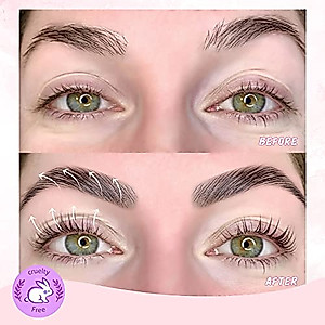PERMANIA Lash Lift Kit, Brows Lamination Kit, Eyelash Perm Salon Quality, Keep Lashes Curling and Instant Fuller Eyebrows for 8 Weeks