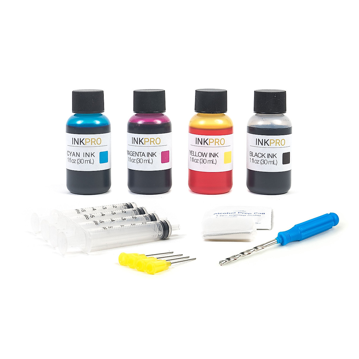 InkPro Premium Combo Ink Refill Kit for Canon PG-240/CL-241, PG-240XL/CL-241XL