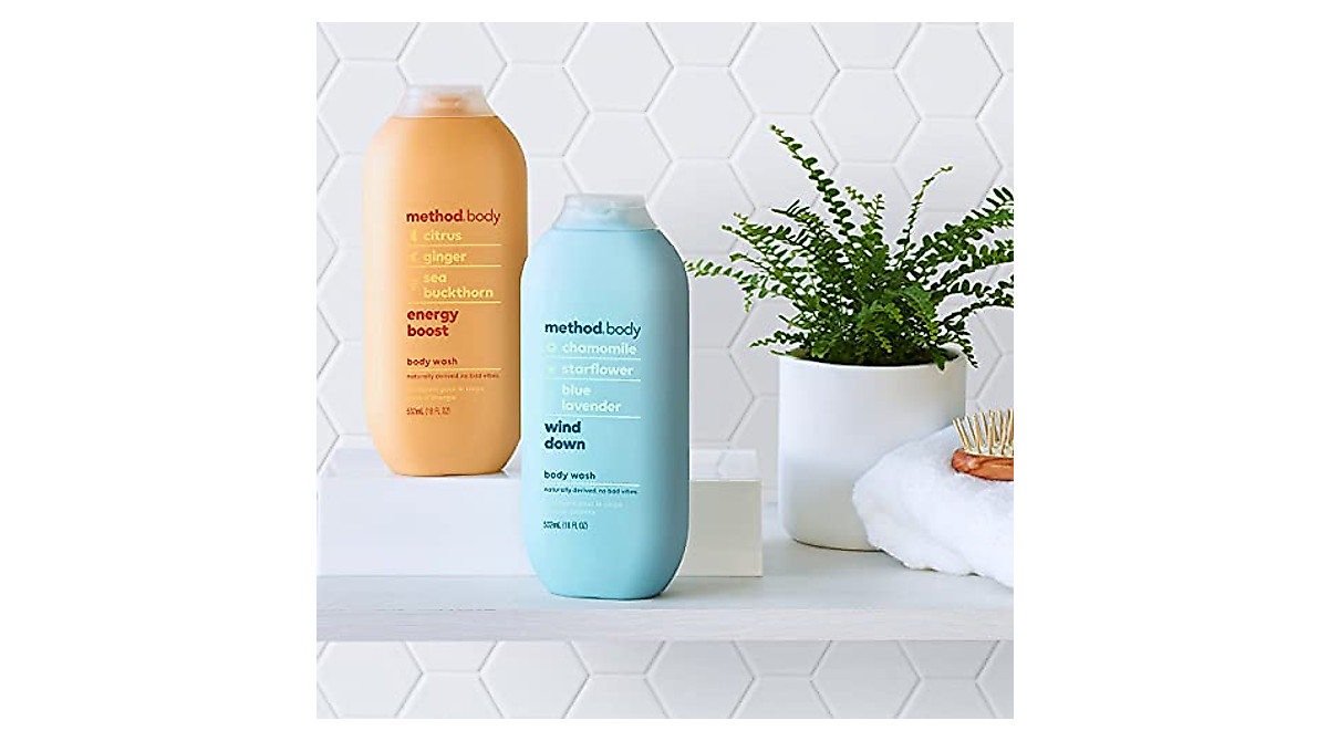 Method Body Wash - Energy Boost | 18 oz Refreshing Clean