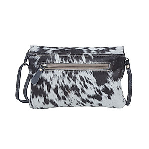 Myra Bag Blue Crescent Hand-Tooled Bag S-3995