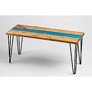 Epoxy Table, Live Edge Wooden Table, Epoxy Resin River Table, Natural Wood,Dining table, Natural Epoxy Table, Resin Table