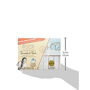 Wolfgang Puck Coffee Single Serve Capsules, Medium Roast, Compatible with Keurig K-Cup Brewers, Breakfast in Bed, 24 Count