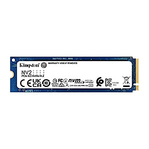 Kingston NV2 500G M.2 2280 NVMe Internal SSD | PCIe 4.0 Gen 4x4 | Up to 3500 MB/s | SNV2S/500G