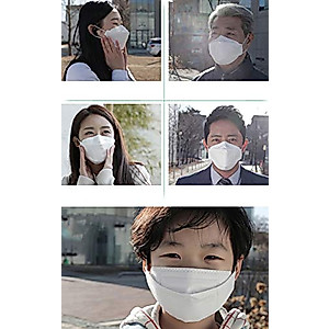 [10-Pack] ILWOUL 3D Contour KF94 Face Mask Anti-Fog & Anti-Slip [Disposable][Made in Korea]