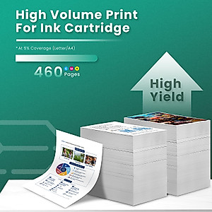 GREENBOX Remanufactured Ink Cartridge Replacement for HP 67 67XL for DeskJet 2732 2755 Envy 6052 6058 6075 DeskJet Plus 4152 4155 4158 (1 Tri-Color)