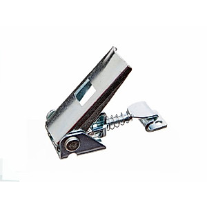 JW Winco Series GN 831 Steel Toggle Latch with Adjustable Grip, Metric Size, Type S, Clamp Size 100, 1000 Newton Holding Capacity, Short