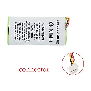 PARTSHE 3-Pack Battery for Zebra Motorola LS4278 LS4278-M LI4278 DS6878 Barcode Scanner 800mAh 3.6V Ni-Mh PN 82-67705-01 BTRY-LS42RAAOE-01