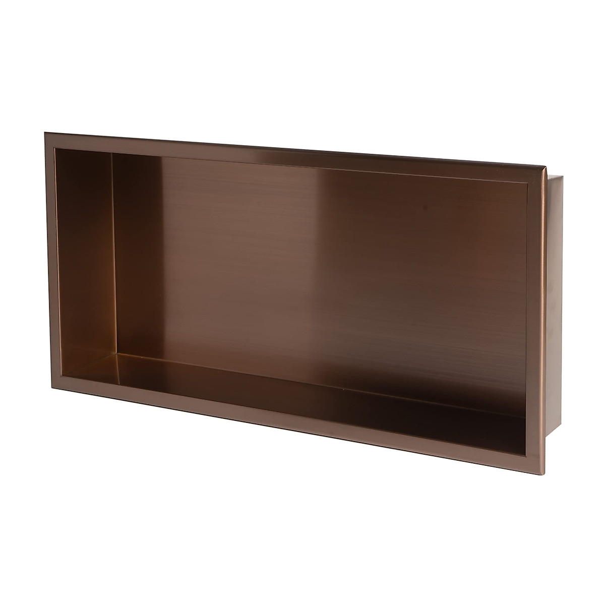ALFI brand ABNP2412-BC Shower Niche, Brushed Copper