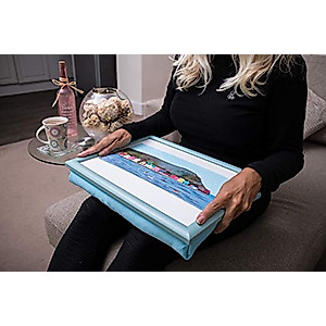 Maturi Beach Scene from Tobermory in Scotland Lap Tray by Ilona Drew, 33 x 44 x 8cm, Multi