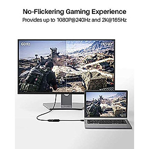 IVANKY 4K Active Mini DisplayPort to HDMI Adapter - 4K 60Hz [0.24m/0.65FT, Super Slim] Mini DP to HDMI Adapter for MacBook Air/Pro, Surface Pro/Dock/Book, Monitor, Projector