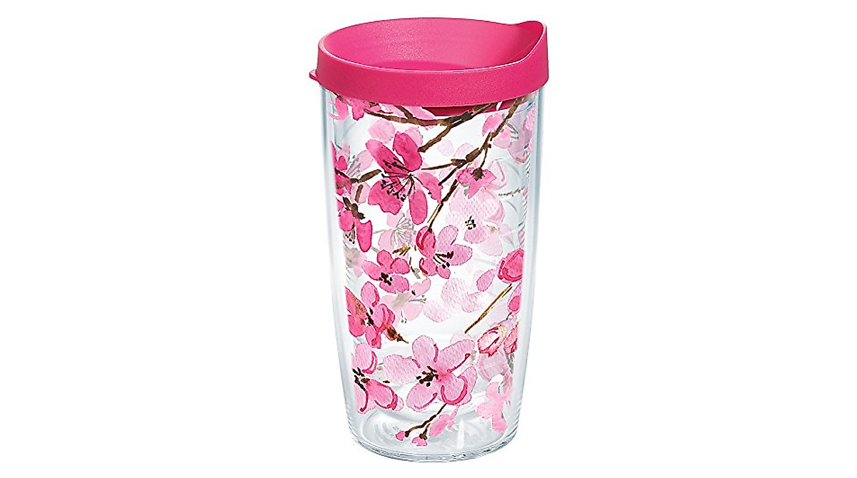 Japanese Cherry Blossom Tumbler | Double-Wall Insulated