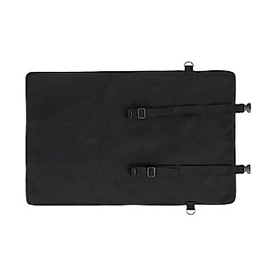 Chef's Knife Roll Bag With 10 Slots And 1 Large Zipper Pocket, Heavy Duty 16oz Waxed Canvas Knife Case