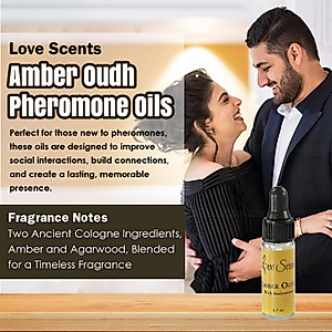 Love Scent Pheromone Oils, Pheromone Oil with AndrosteNOL, Body Oil Perfume for Women and Men, Long-Lasting Fragrance Body Oil (Sweet Cream, 3.7 ml)