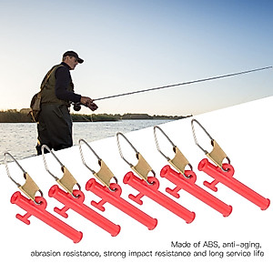 Fishing Sinker, 4Bags Fishing Line Sinker with Metal Snaps ABS Slider Clip Outdoor Fishing Accessories(red) Fibraided Line