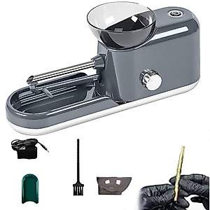 The Za Machine, Za Rolling Machine, Portable Electric Grinder 8/6.5mm Tube (Grey)